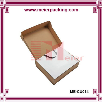 China New Style rigid corrugated kraft paper zhongshan manufacturer wholesale take out clothing paper box supplier