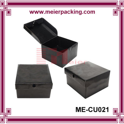China Directly manfacture best quality cheap custom black corrugated paper carton box for hats supplier