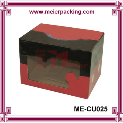 China Foldable Colour Corrugated Box with clear PVC window for baby toy supplier
