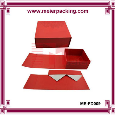 China Private custom foldable carton for dental lab with red pantones printing paper folding packaging box supplier