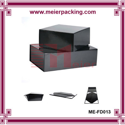 China Glossy black big size empty Kid's cartoon soft crease folding box manufacturer supplier