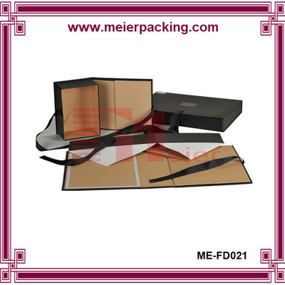 China Luxury Handmade Decorated Customize Paper folding Gift Box with Logo ME-FD021 supplier