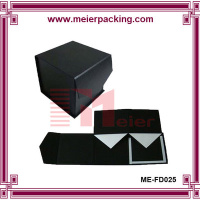 China Factory Custom Made black flat folding Packaging box for crystal ball ME-FD025 supplier