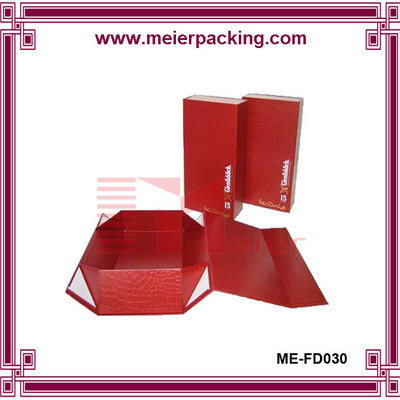 China cheap fancy colorful custom Texture paper pop-up cardboard gift box with flat folding design supplier