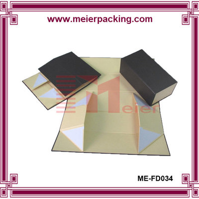 China Foldable rigid packaging box wholesale high quality cardboard box packaging ME-FD034 supplier