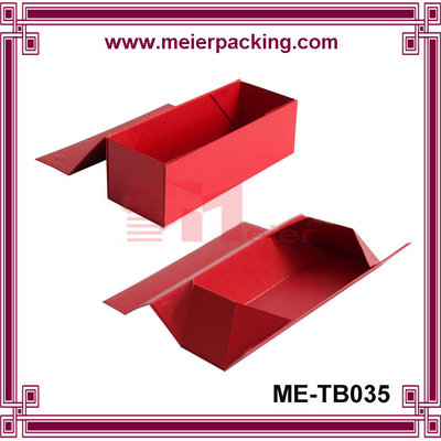 China Custom Luxury magnetic printing paper flap closure box with lid for single wine bottle supplier