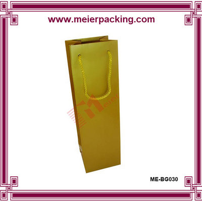 China New style Best-Selling paper shopping bag with cloth handles for wine promotion supplier