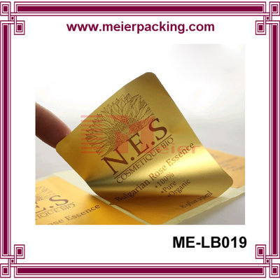 China Custom printing matt lamination square roll labels sticker for cosmetique products supplier