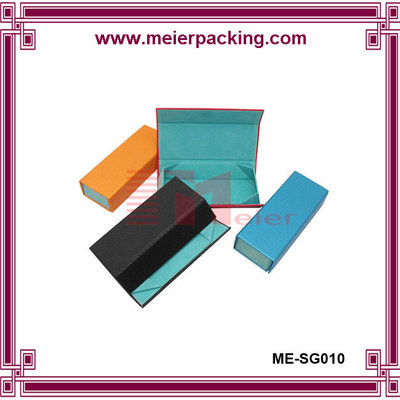 China Manufacture Sell colorful texture Paper flat folding Packaging Sunglass Boxes from Zhangshan supplier