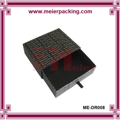 China China factory matte finishing black paperboard cardboard drawing box with custom logo supplier