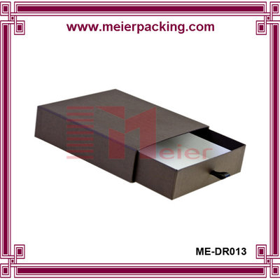 China Offset printing glossy black sliding drawer perfume paper box for sale supplier