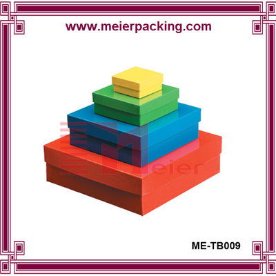 China Eco Friendly Pantone Printing Colorful top and bottom Nest Packaging Box for gift supplier