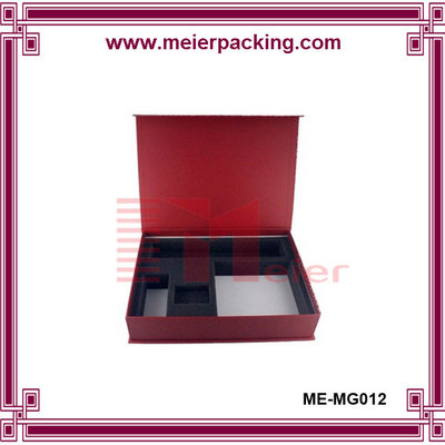 China Textured cardboard cheap paper boxes with sponge and magent for USB Disk wholesale supplier