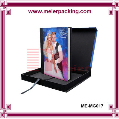 China Custom Packaging Boxes Printing/product magnetic closure boxes for wedding photo album supplier