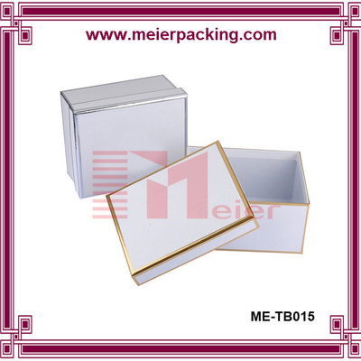 China Decorated book shaped rigid paper keepsake box with hot stamping frame wholesale supplier