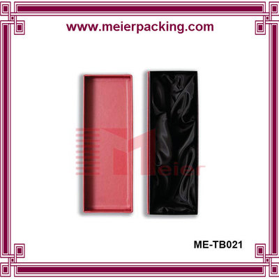 China Chinese rectangle UV logo cardboard keepsake box with black silk for single wine bottle supplier