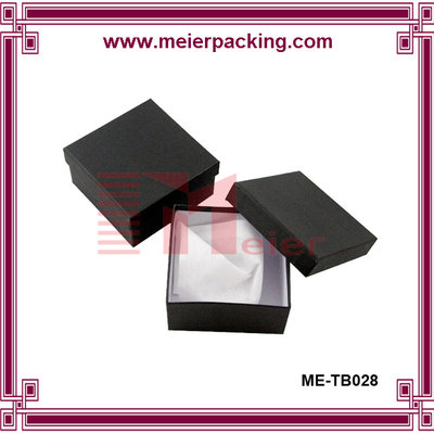 China New Design Fancy Black Paper Perfume Set up Box with Shiny Silver logo on Top supplier