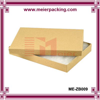 China Custom Logo Kraft brown color Fashion jewel box Luxury Paper Cardboard Jewelery paper Box supplier