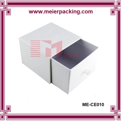 China Matte white printing drawer candle packaging box candle paper box with custom size supplier