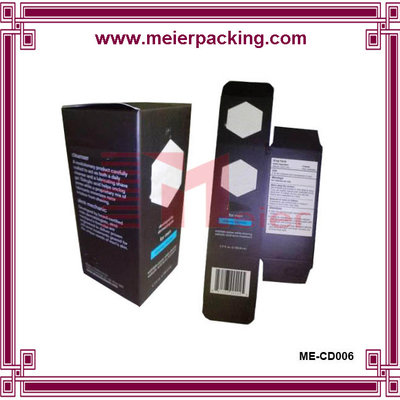 China Zhongshan new style paper printing UV logo packing box /carton with coated paper for comestic set supplier