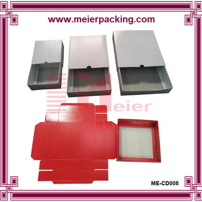 China Cheap plain duplex board paper box with foil paper box packaging with sliding drawer supplier