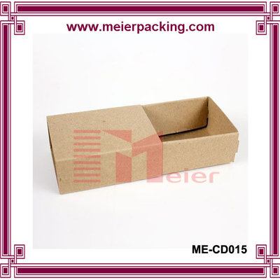 China Custom portable kraft brown paper sliding drawer retail packaging boxes for bracelet supplier