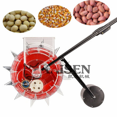 Hand Push Manual Corn Vegetable Planter Seeder +86-18006107858