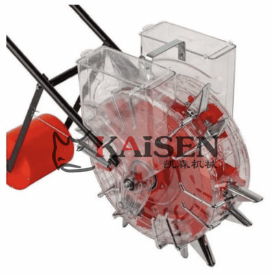 Double Barrel Hand Push Manual Corn/Beans Seeds and Fertlizer Seeder +86-18006107858