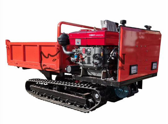 KS-1.8T All Terrain Crawler Carrier Truck Mini Loader Dumper For Oil Palm