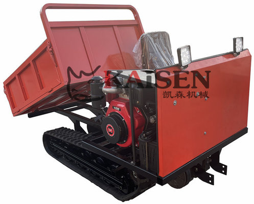 KS-1.8T Crawler Carrier Truck Mini Loader Dumper For Oil Palm