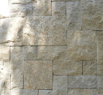 Yellow beige tiger skin style mushroom stone wall cladding decoration 30x15cm mushroomed stone wall cadding tiles
