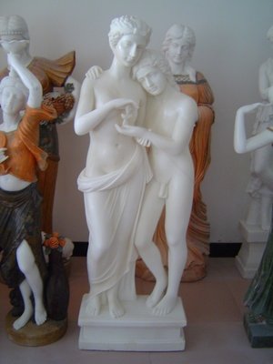 woman human lady stone statues hand carved sculptures outdoor marble statues decorations beige statues