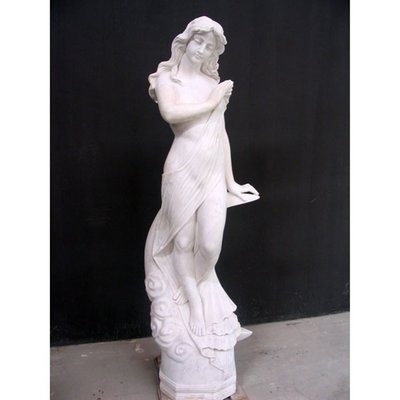 stone lady women human statues hand carved sculptures outdoor marble statues decorations beige statues