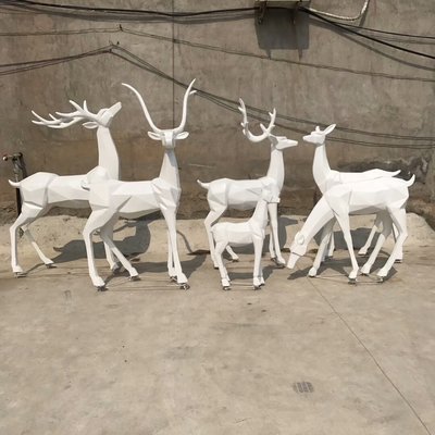 fiber glass resin cony statues deers scupltures outdoor garden statues abstract statues animals statues decorations