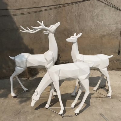 fiber glass resin cony statues deers scupltures outdoor garden statues abstract statues animals statues decorations