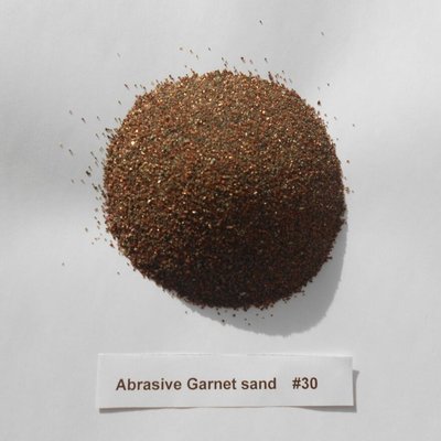 30 mesh grain dark brown garnet sand for abrasive paper making and abrasive blasting sandblasting
