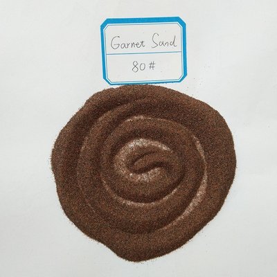 CNC waterjet cutting sand Abrasive Garnet sand 80 mesh gritz Washed and filtered garnet sand