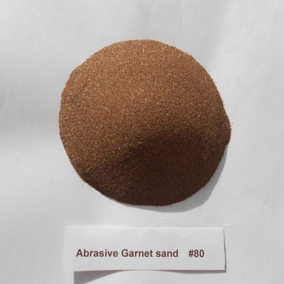 CNC waterjet cutting Abrasive Garnet sand 80 mesh gritz Washed and filtered garnet mesh 80