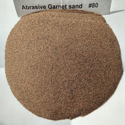 CNC waterjet cutting sand Abrasive Garnet sand 80 mesh gritz Washed and filtered garnet mesh 80