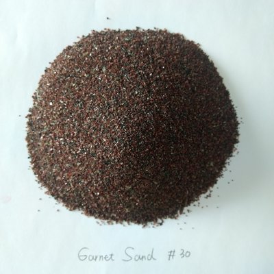 stainless steel surface sand blasting abrasive sand Garnet sand 20-40 30-60 mesh grain garnet sand gritz