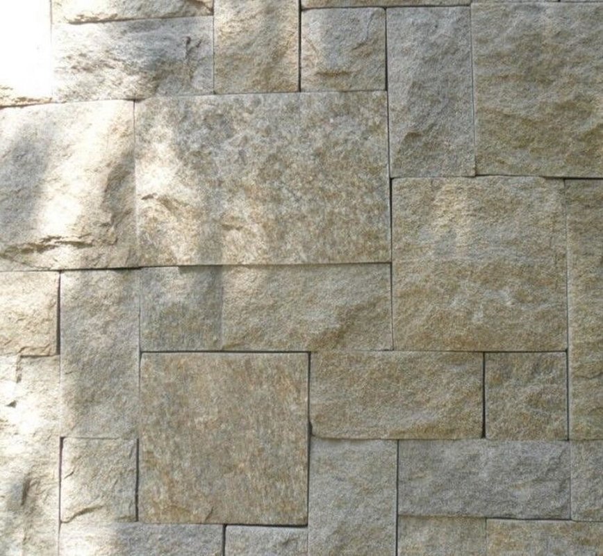 Yellow beige tiger skin style mushroom stone wall cladding decoration 30x15cm mushroomed stone wall cadding tiles