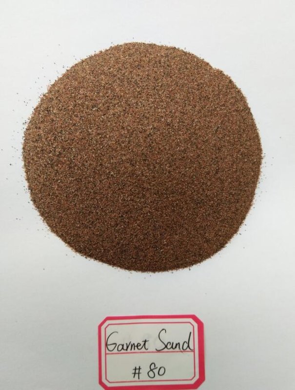 80 mesh grain waterjet abrasive garnet sand for CNC cutting use and abrasive paper making 25kg /bag