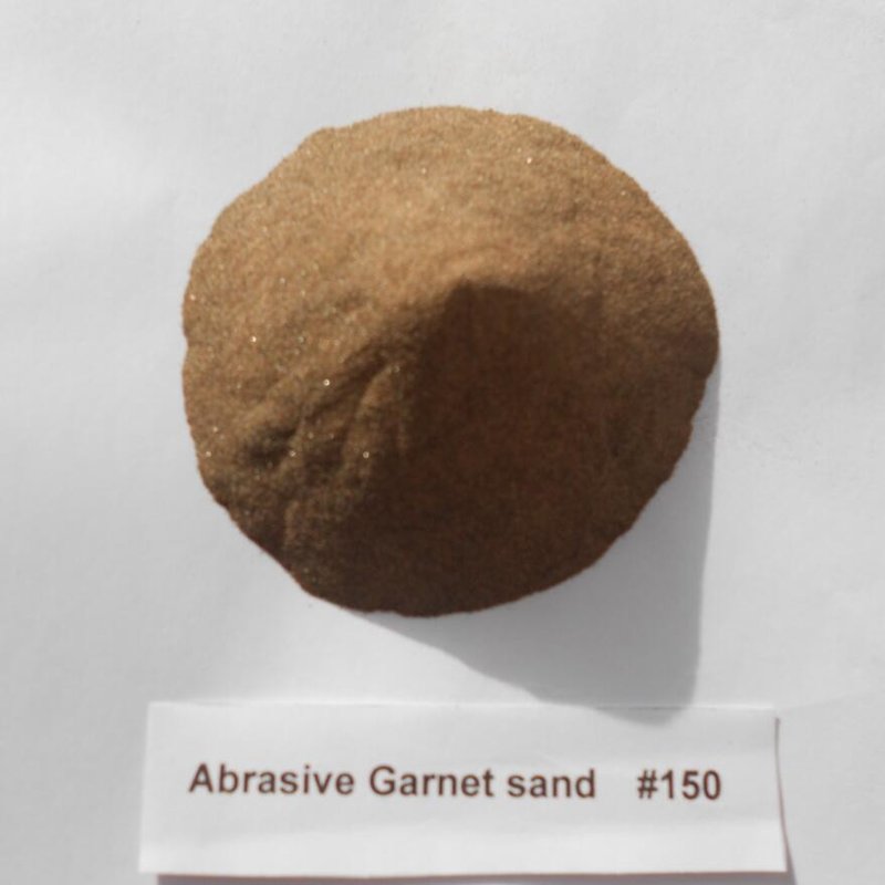 150 mesh grain dark brown garnet sand for CNC waterjet abrasive garnet sand cutting use and abrasive paper making