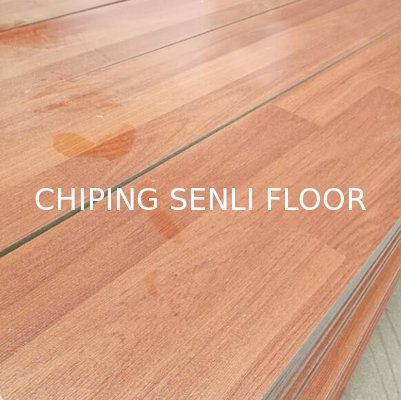 New parquet floor 2 strips 12mm HDF small Embossed surface wax