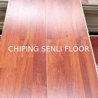 New parquet floor 2 strips 12mm HDF small Embossed surface wax