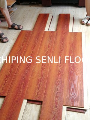Double click system HDF AC3 12mm U groove waterproof Laminate floor