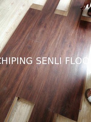 8mm 12mm crystal easy lock grey color HDF laminate wood flooring