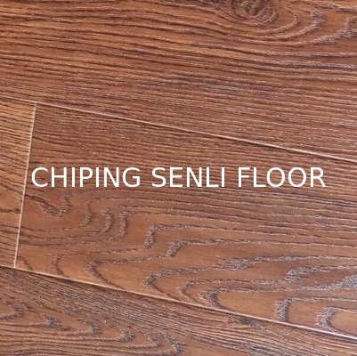 Wax on four sides water proof V groove laminate wooden flooring