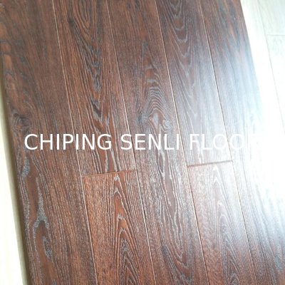 Custom Promotional HDF AC4 Class 32 8MM Cheap oak Parquet Flooring