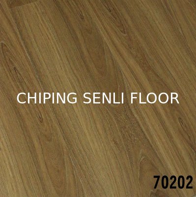 Household 8mm MDF E1 Embossed Beige oak wood laminated flooring